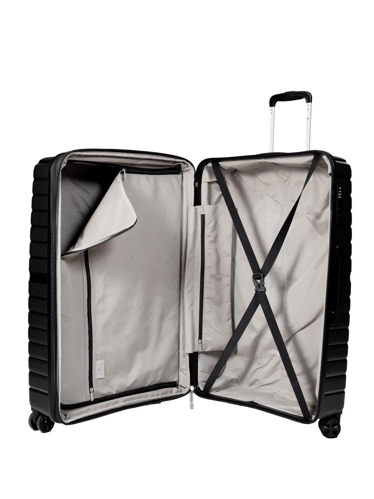 ᐉ Валіза середня M Snowball 49203 поліпропілен Чорний • Краща ціна в Києві, Україні • Купити в ...