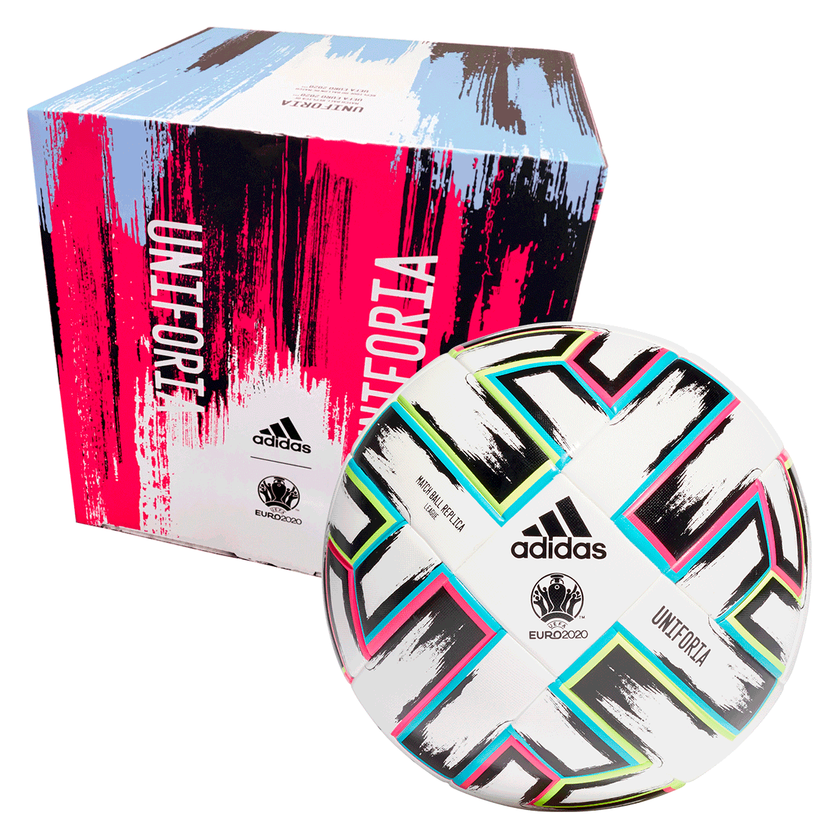 ᐉ Футбольний м'яч Adidas Uniforia Euro 2020 League BOX (FH7376) • Краща ...