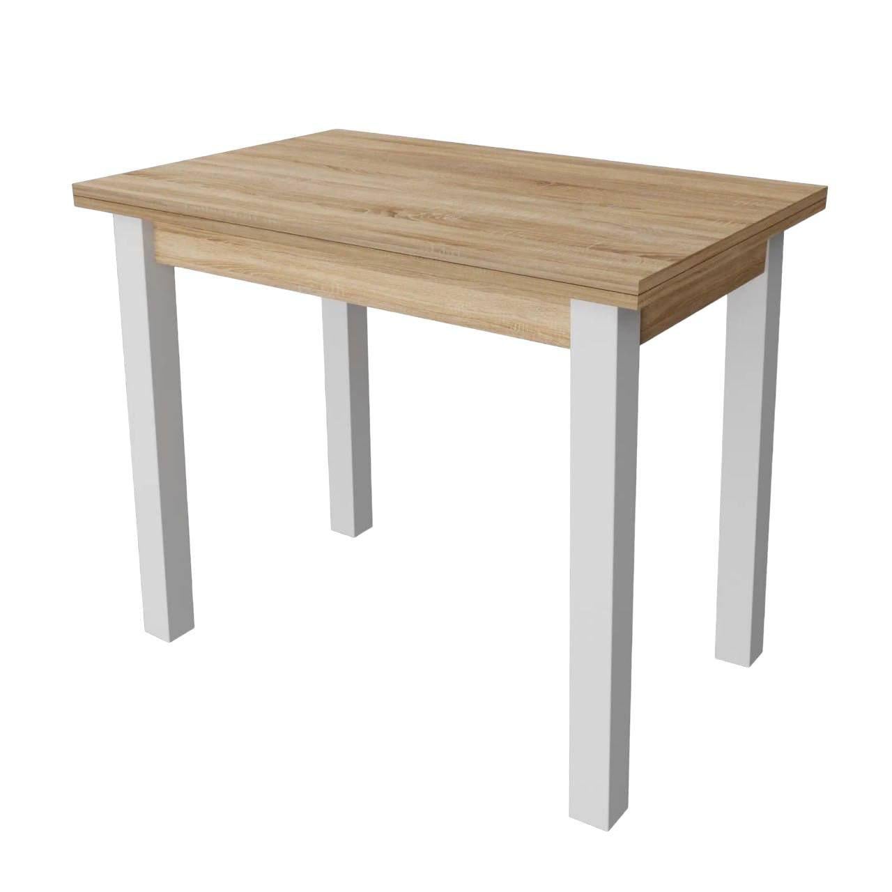 ᐉ Стол обеденный прямоугольный раскладной Неман Юк дерево/ЛДСП 58х88 см ...