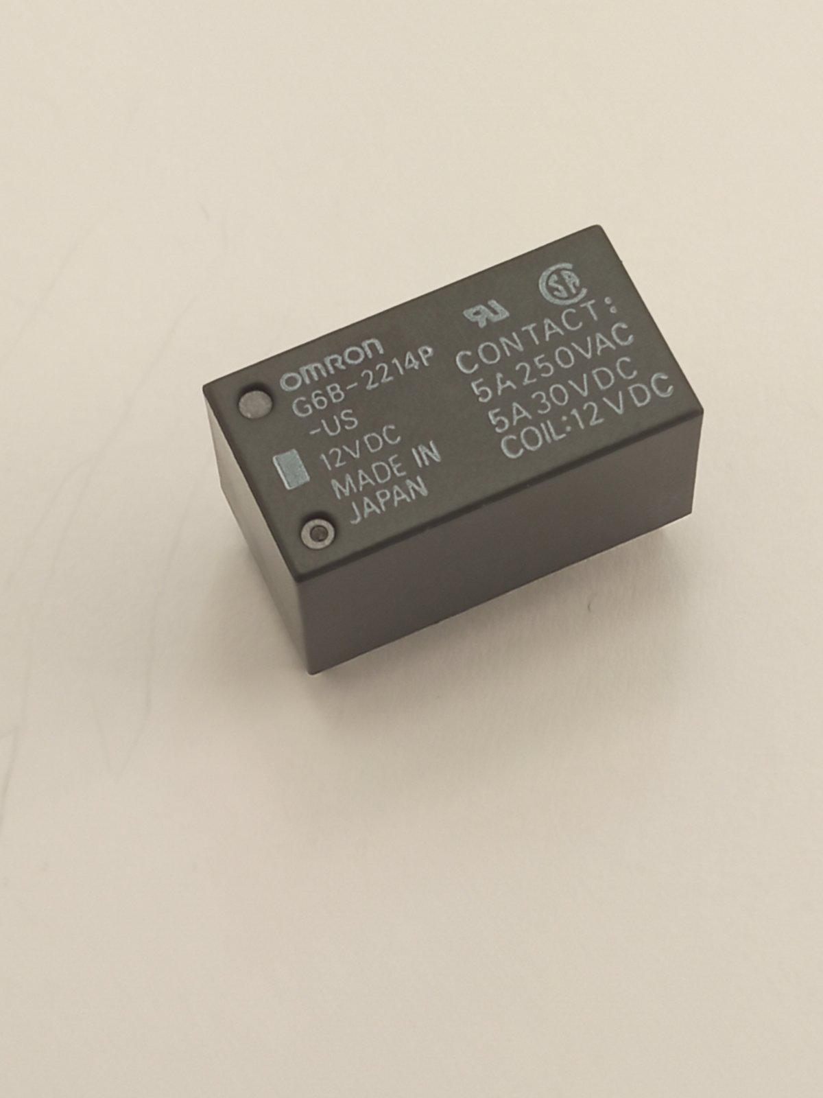 ᐉ Реле Omron G6b 2214p Us Pcb 12vdc 2a 5a 250vac • Купить в Киеве