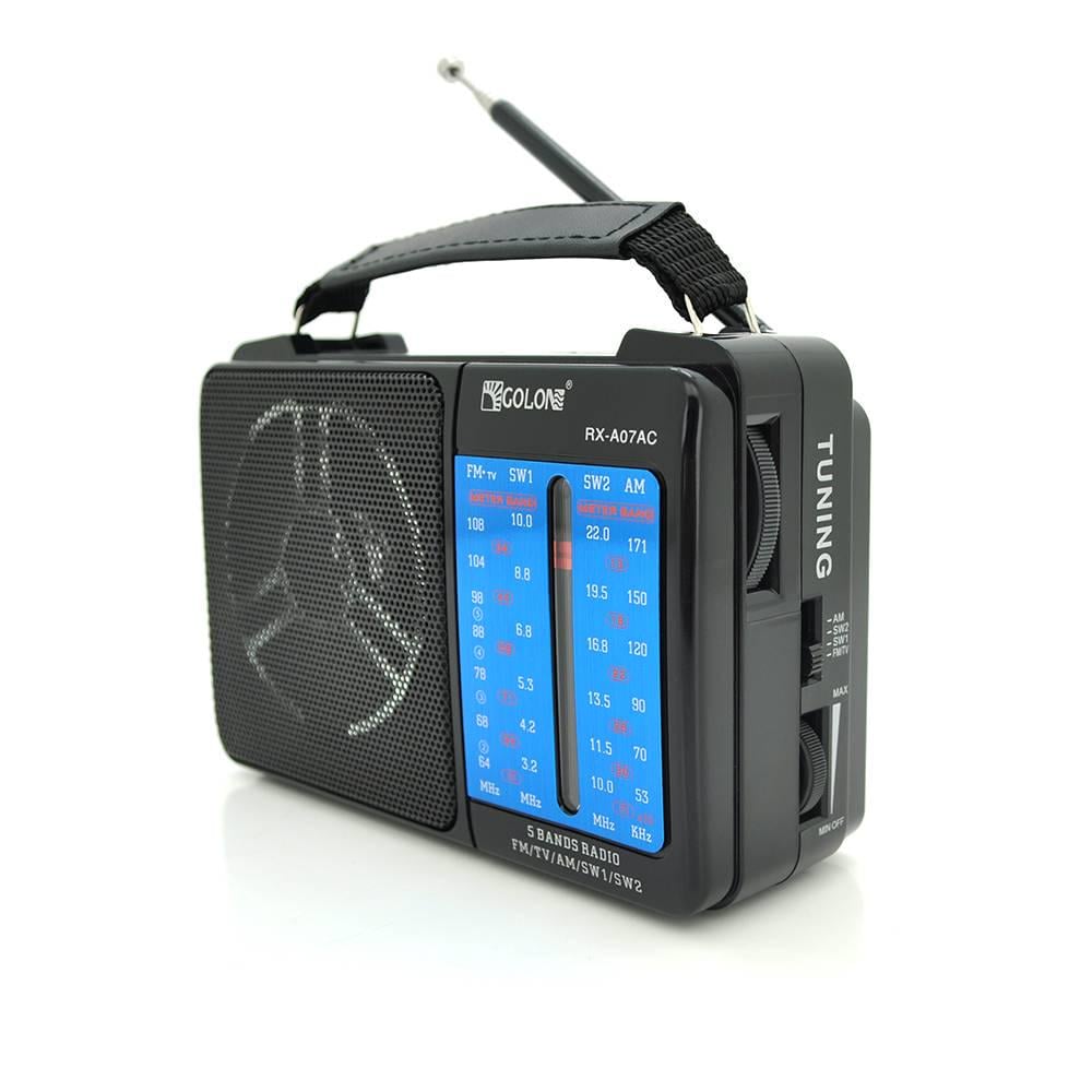 ᐉ Радіоприймач GOLON RX-A06AC LED 2x3W FM Black BOX • Краща ціна в ...