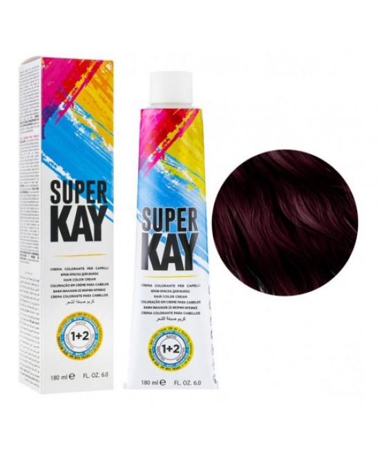 ᐉ Краска для волос Super Kay Hair Color Cream 180 мл 5.55 Светло ...