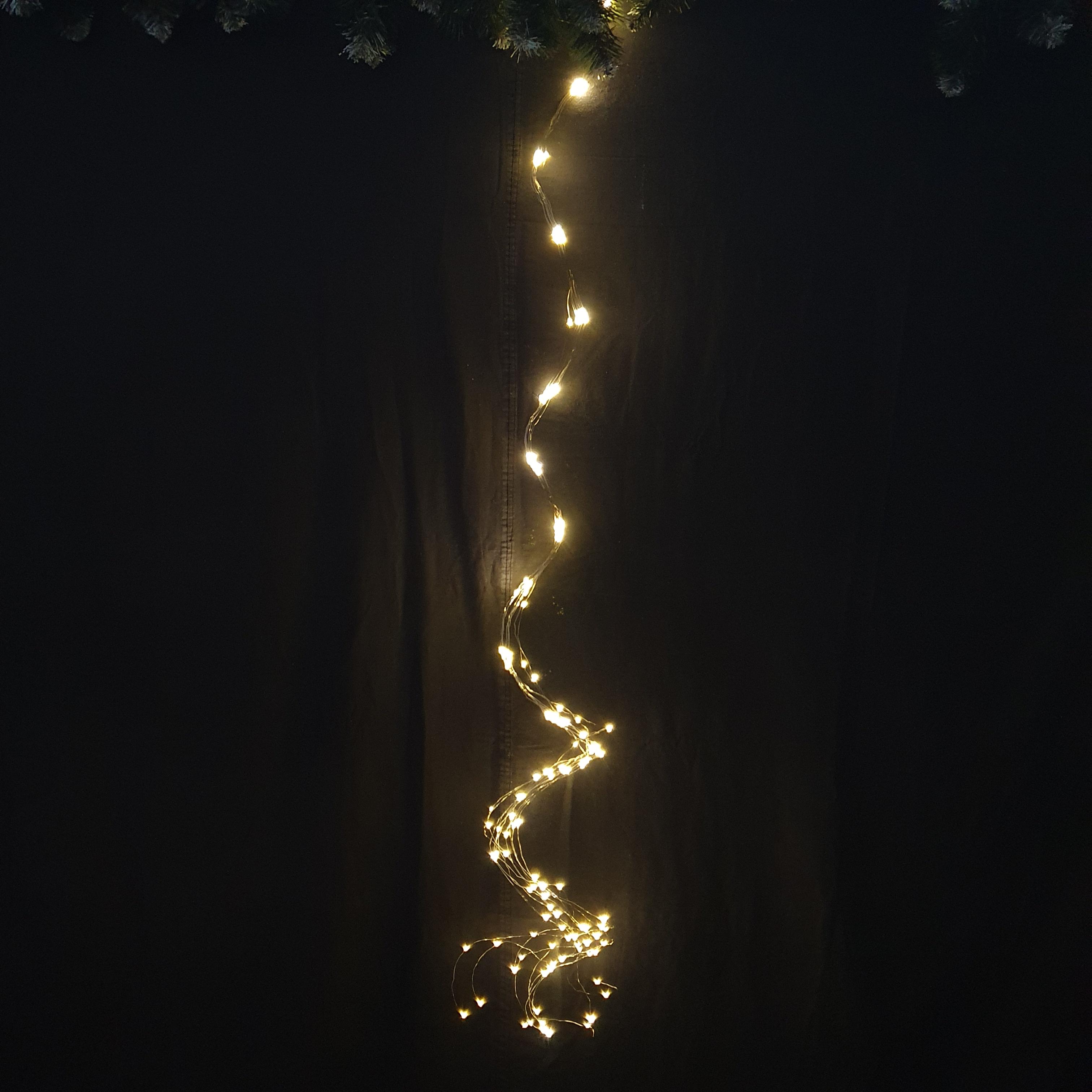 ᐉ Гірлянда роса Кінський хвіст 160 LED 10 ниток по 1,6 м (GKHV-160 ...