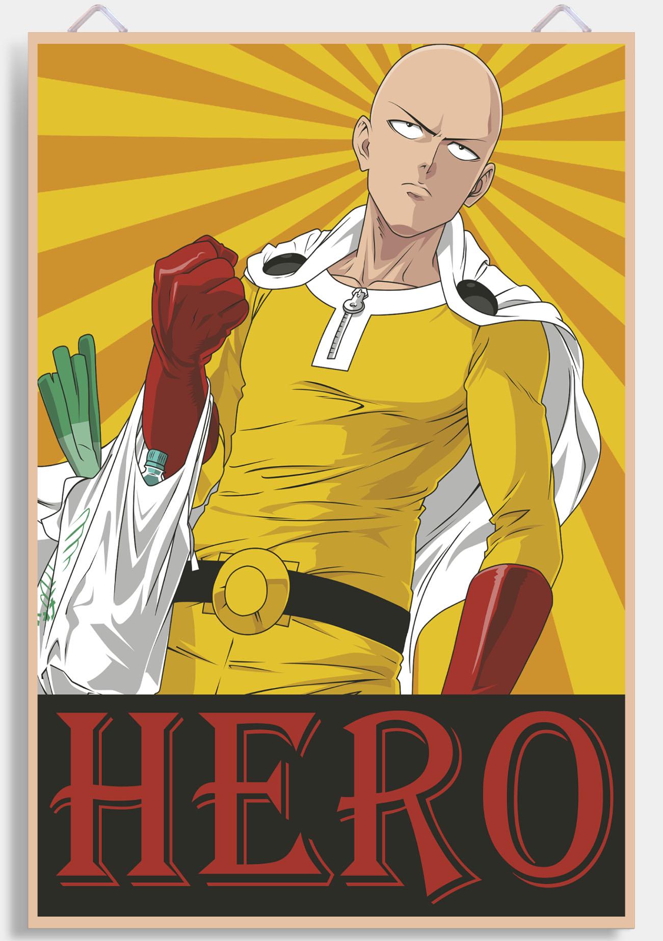 ᐉ Поп-Арт Аниме постер Let's Play Сайтама/Saitama One Punch Man ...