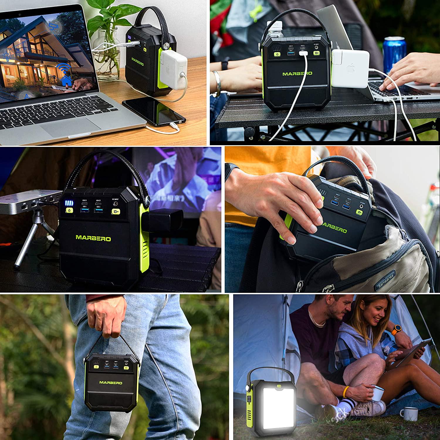 ᐉ Зарядна станція MARBERO M87 83 Wh з ліхтарем Black/Green (000579 ...