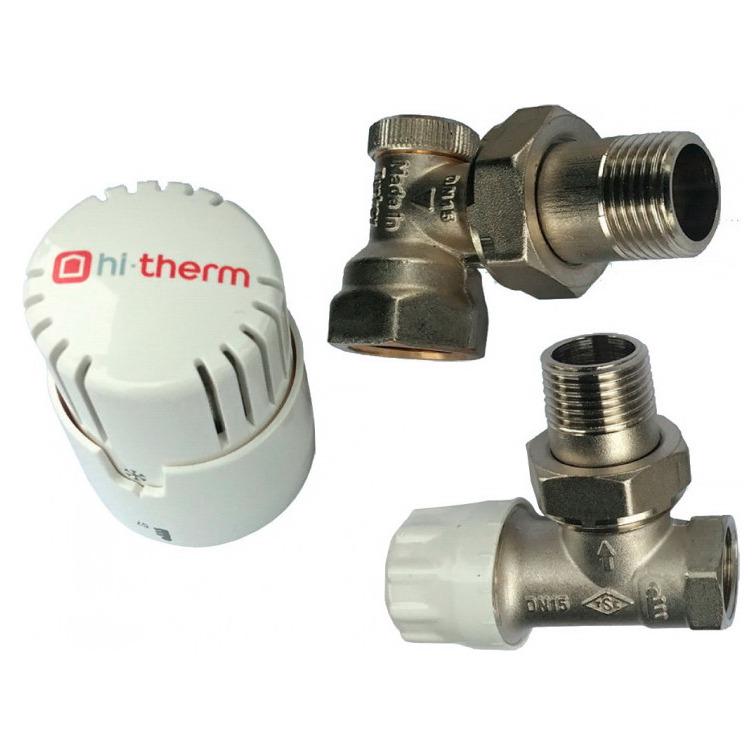 ᐉ Термокомплект для радіатора кутовий 1/2" Hi-Therm 602.120.824 • Краща ...