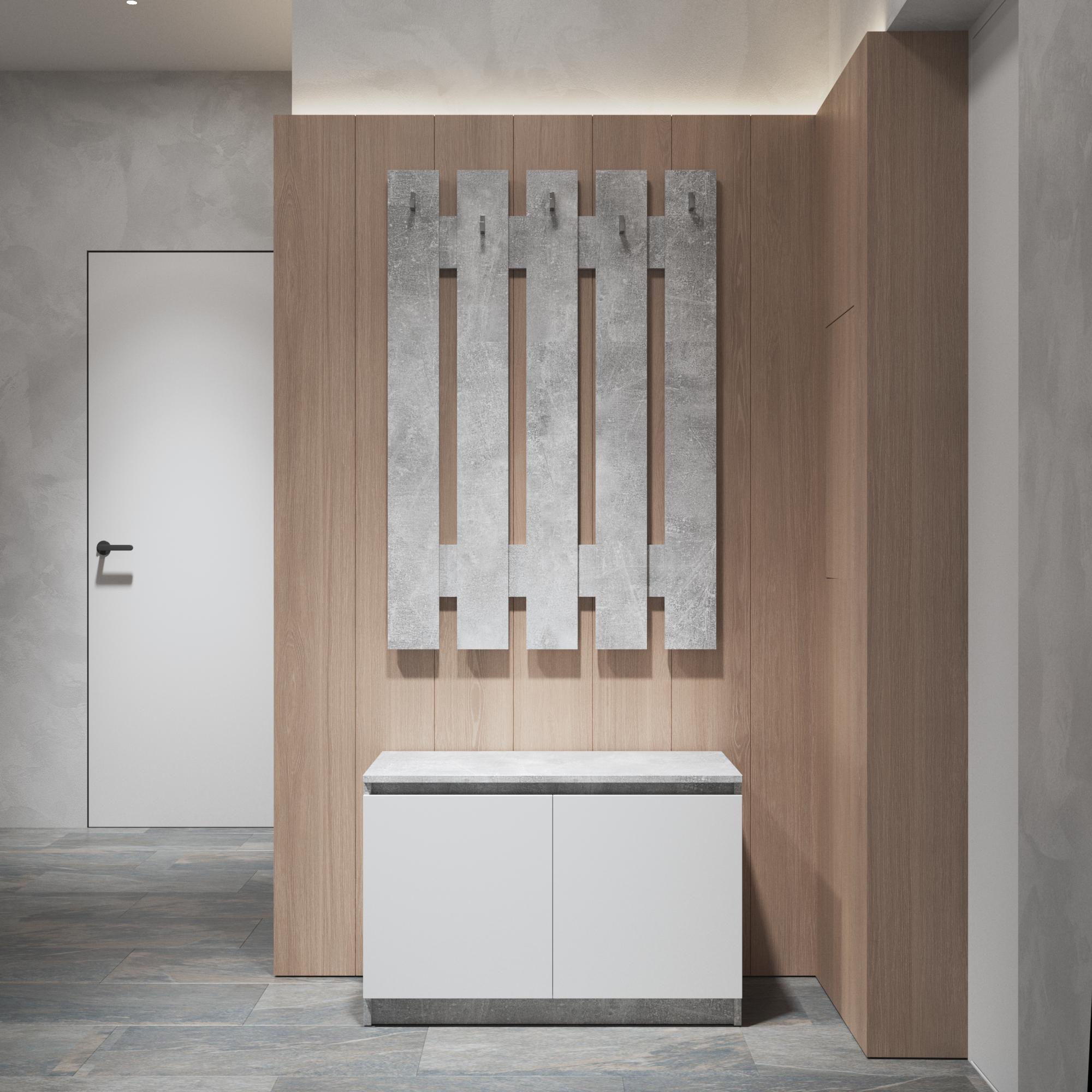 ᐉ Комплект у передпокій Vays №3 Бетон Білий • Краща ціна в Києві Україні • Купити в Епіцентр