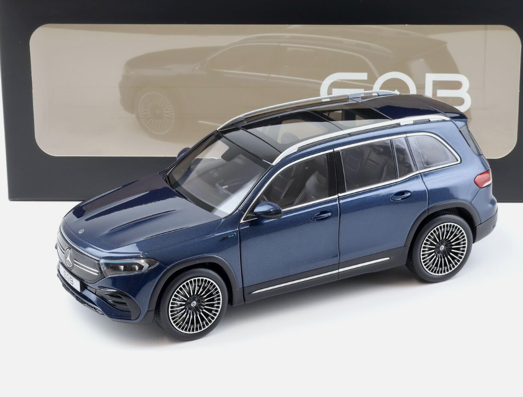 ᐉ Модель автомобиля Mercedes-Benz EQB X243 1:18 Denim Blue (B66961280 ...