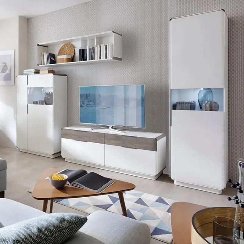 ᐉ Тумба під телевізор Gerbor Holding Аліса RTV2S2K Німфея альба/Шварцвальд • Краща ціна в Києві ...