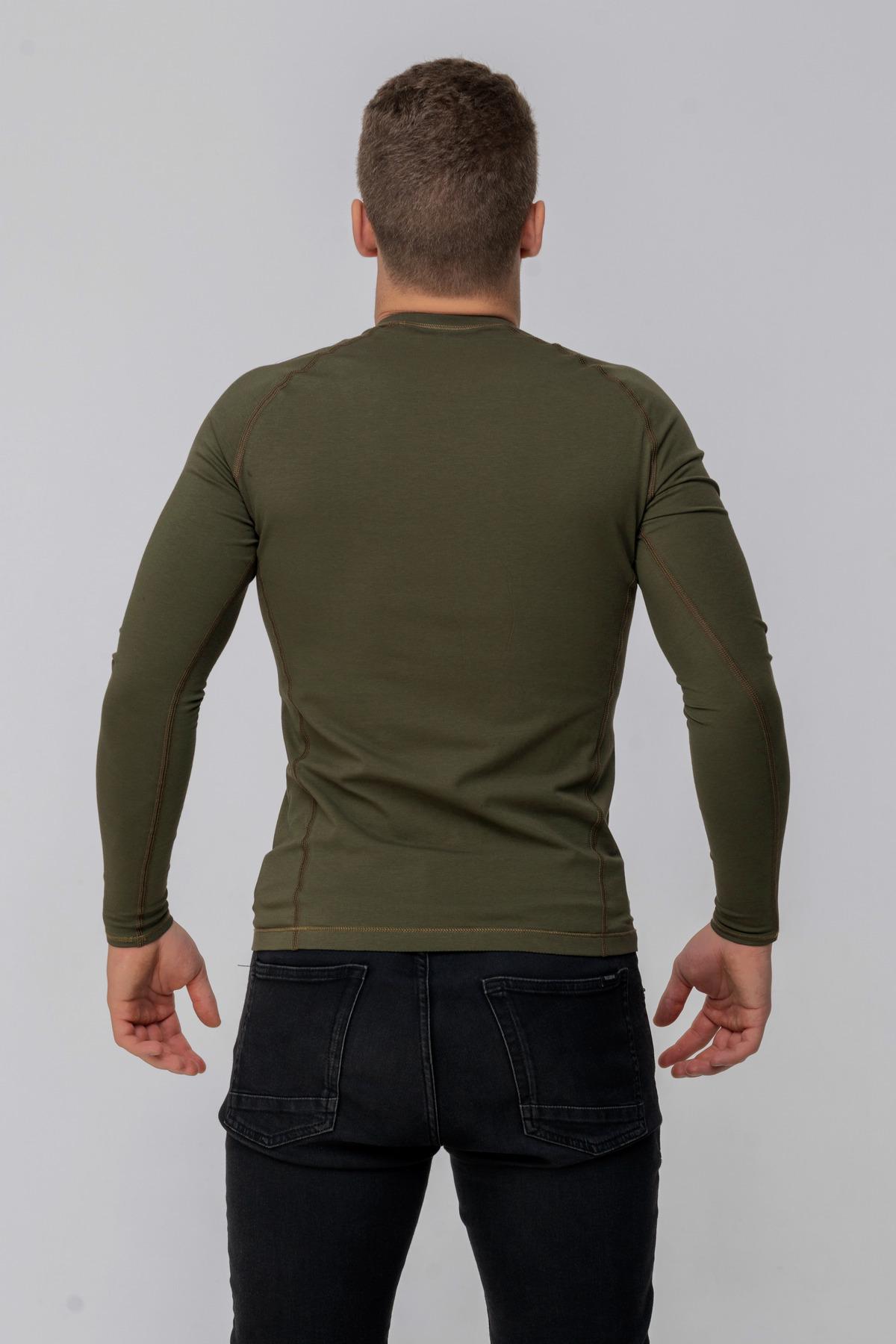 ᐉ Рашгард чоловічий з довгим рукавом Totalfit RMK4-C36 L Зелений ...