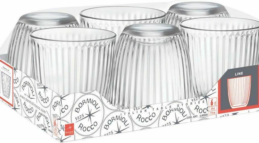 Набір склянок низьких Bormioli Rocco Line 290мл 6 шт. • Краща ціна в Києві, Україні • Купити в ...