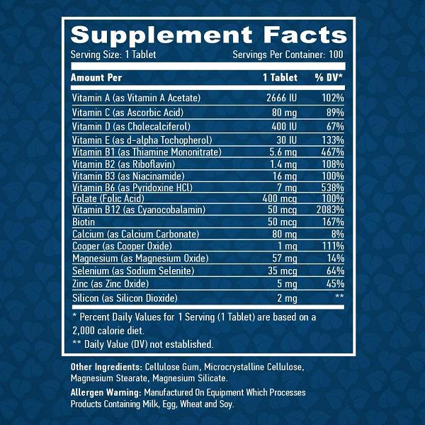 ᐉ Вітамінно-мінеральний комплекс Haya Labs Basic Multivitamin 100 Tabs ...