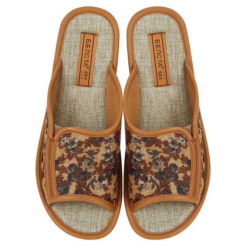 ᐉ Кімнатні тапочки Белста р 39 25 5 см Бежевий 4100958 • Краща ціна в Києві Україні • Купити