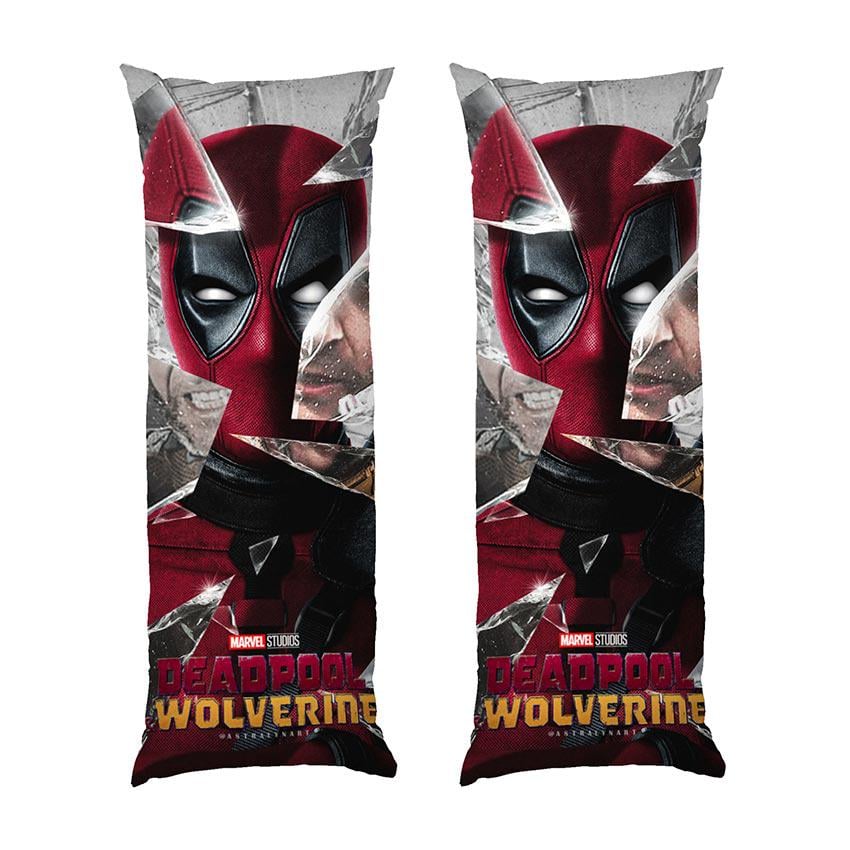 ᐉ Подушка дакімакура Deadpool vs Wolverine Broken glass Movie габардин ...