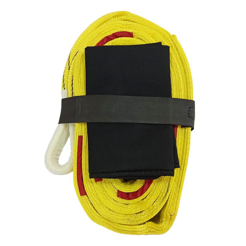 ᐉ Буксировочный ремень Load-Tech 30 т 5,5 м петля-петля с мешочком Желтый (02-310348) • Купить в ...