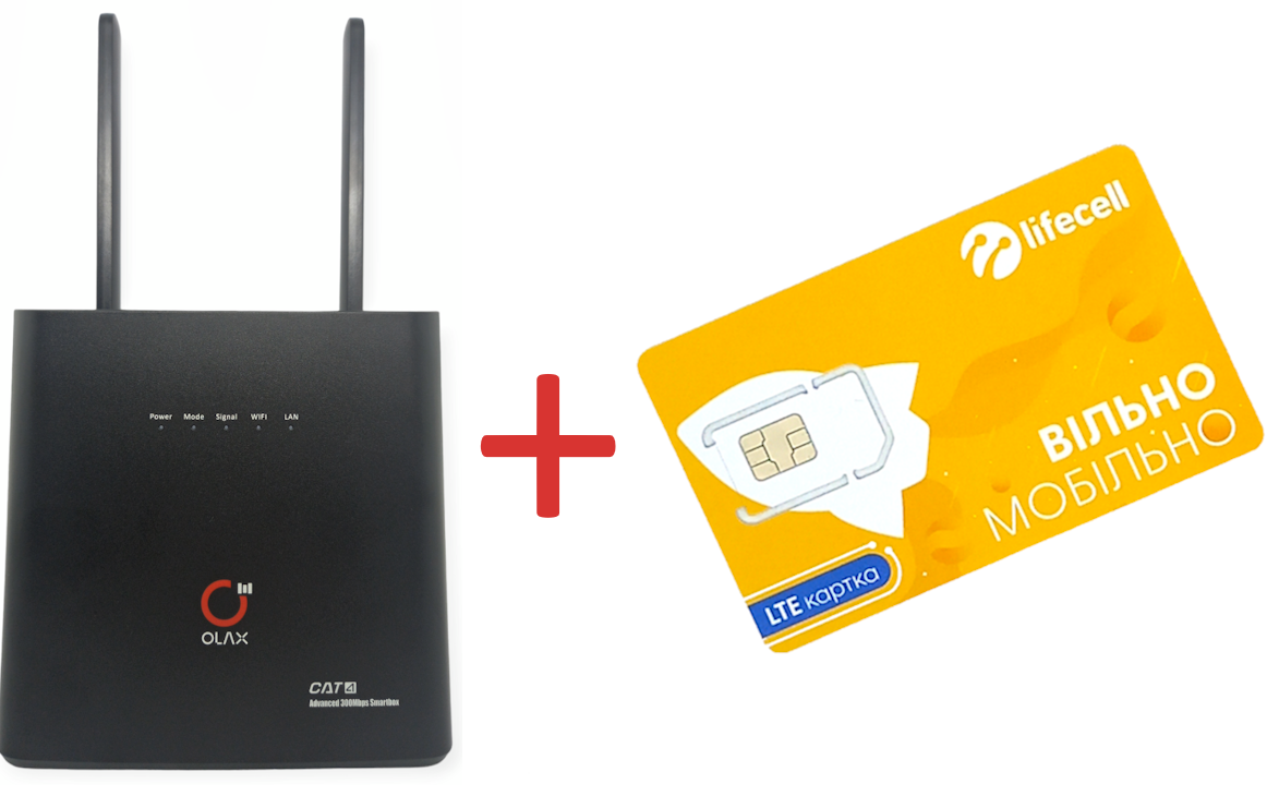 ᐉ Роутер 4G Olax AX9 PRO WI-FI модем под семь карт две антенны Лайф ...