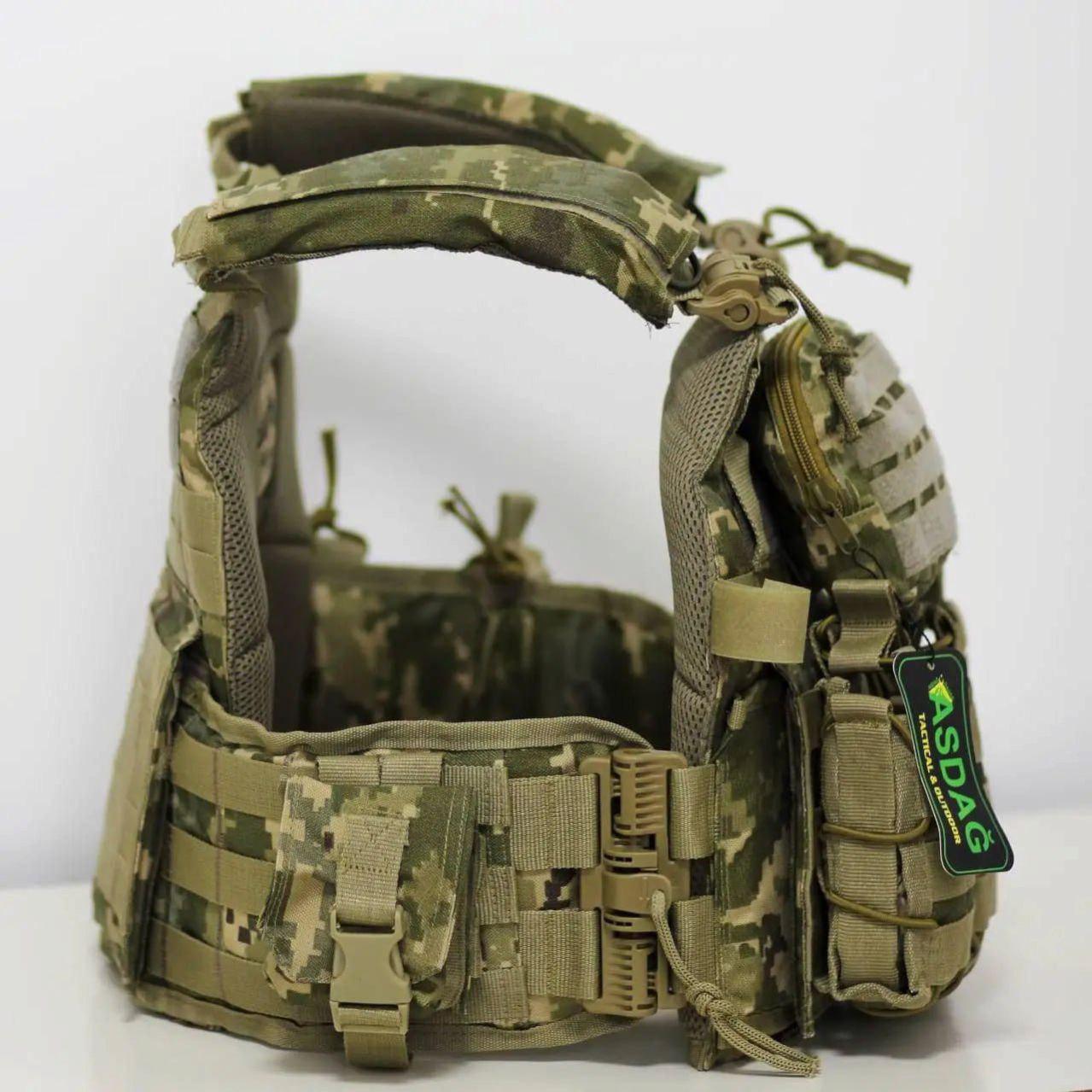 ᐉ Плитоноска Asdag с двойной системой быстрого сброса Пиксель (11228774 ...