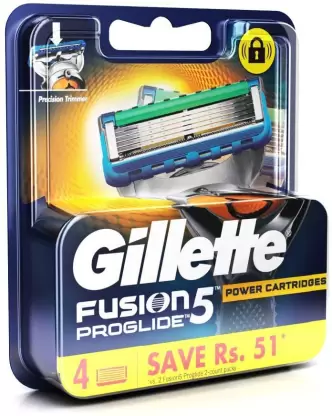 ᐉ Сменные кассеты для бритья Gillette Fusion 5 ProGlide Power 4 шт ...