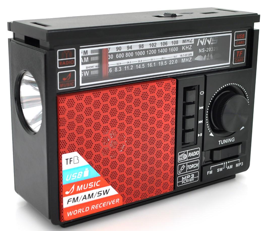 ᐉ Радиоприемник с фонарем VOLTRONIC S2032S Wireless speaker аккумулятор ...