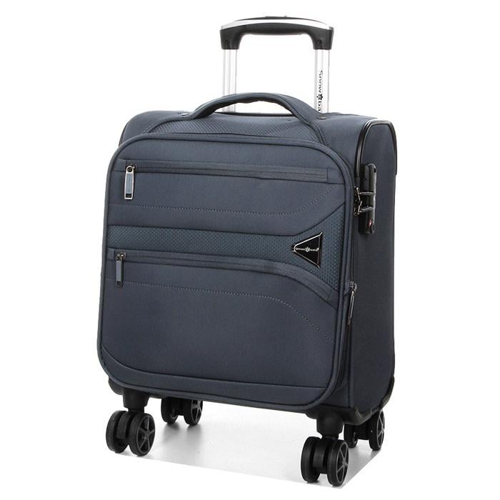 ᐉ Чемодан Snowball 21504 мини XS тканевый с расширением 48х35х21 см 26/ ...