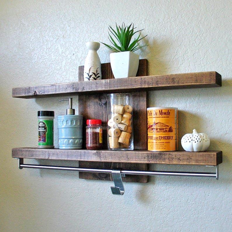 ᐉ Полка настенная из дерева Суарес 85 Мокко (ПНС/851010) • Купить в ...