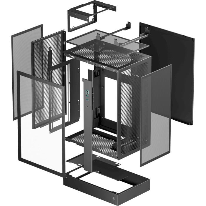 ᐉ Корпус для ПК Deepcool CH170 Plus Mini-Tower PSU MicroATX/Mini-ITX ...