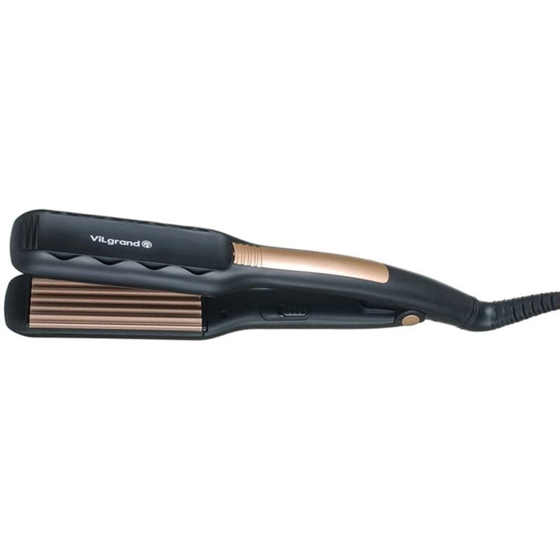 ᐉ Плойка гофре ViLGrand VHS-110 щипці для волосся 65W Gold (tf7596 ...