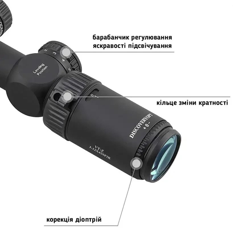 ᐉ Прицел оптический Discovery Optics VT-Z 3-12x42 SFIR для АК 47 ...
