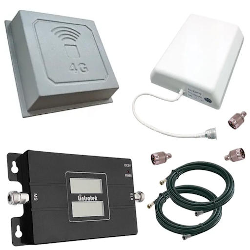 ᐉ Підсилювач мобільного зв'язку Київстар/Vodafone/Lifecell GSM репітер 2G/3G/4G з 2 антенами ...