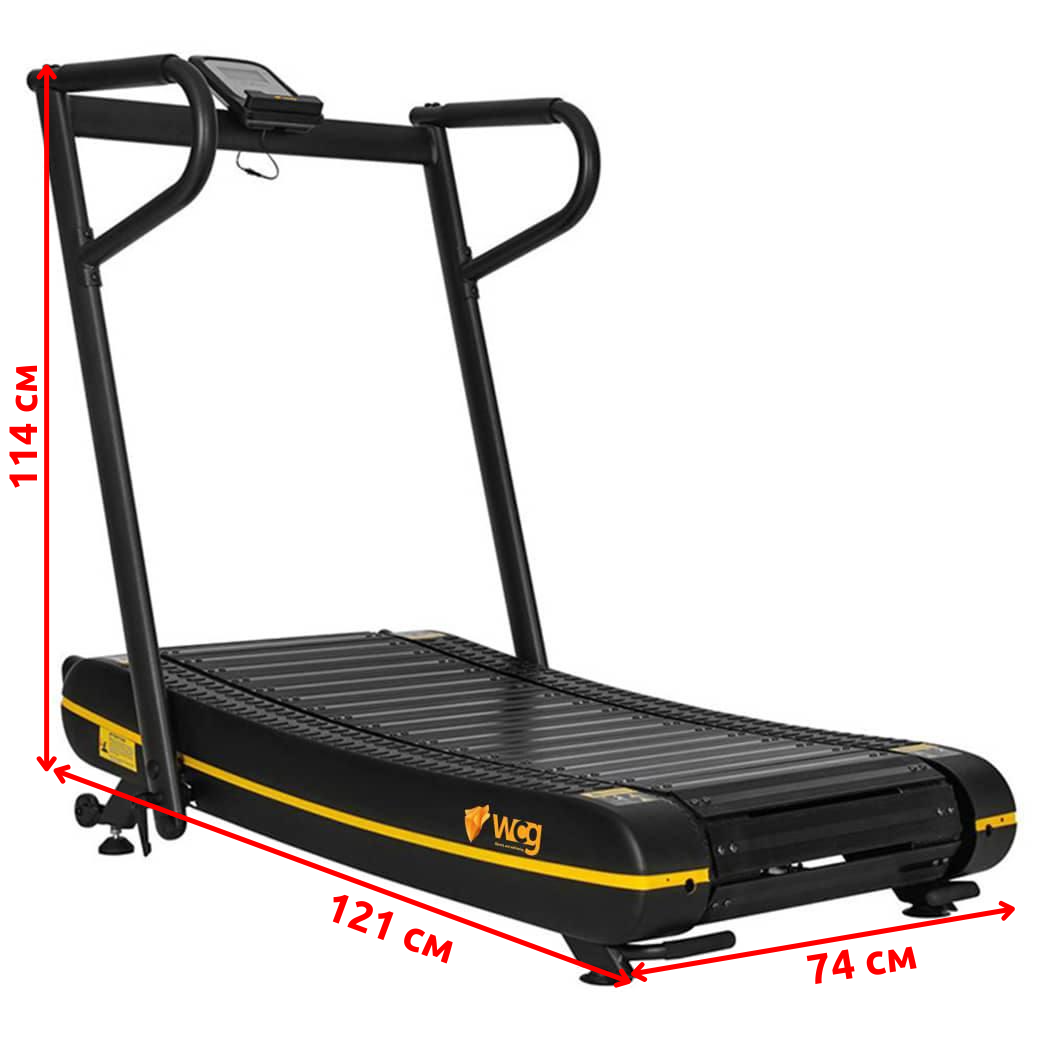 ᐉ Беговая дорожка складная домашняя WCG HS-010 с дисплеем до 150 кг Черный (HS-010 (1) • Купить ...