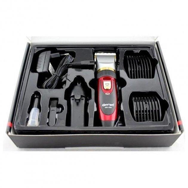 ᐉ Машинка для стрижки волос Gemei GM-550 Plus с керамическими лезвиями Красный • Купить в Киеве ...