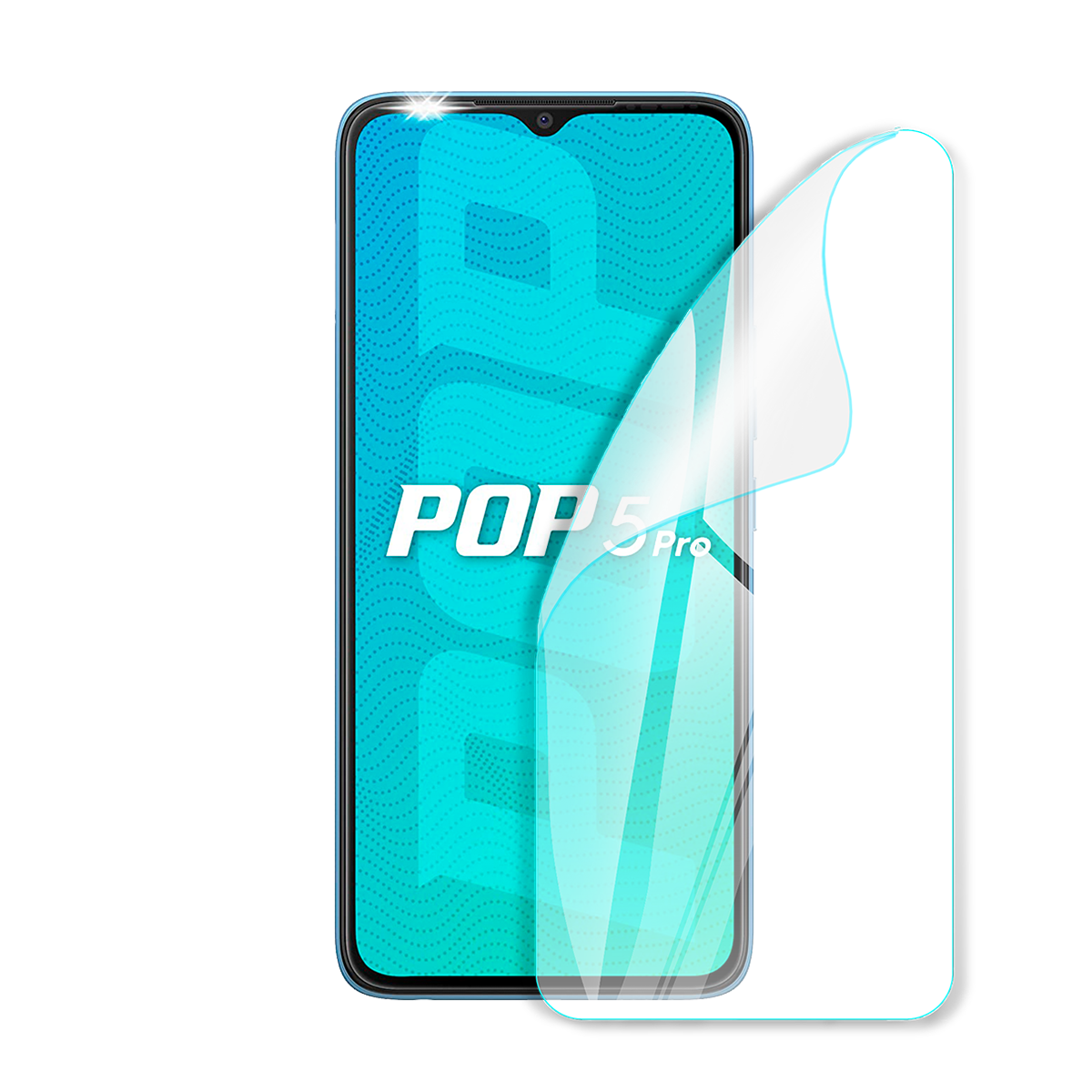ᐉ Полиуретановая пленка для серии Heavy Armor Tecno Pop 5 Pro • Купить