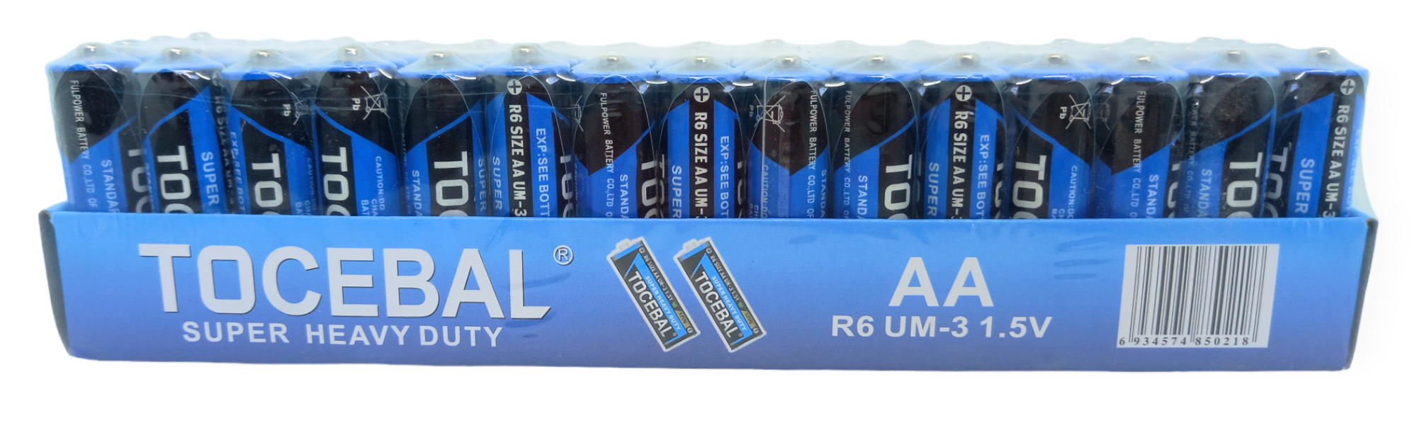 ᐉ Батарейки пальчиковые АА R06 Tocebal zinc carbon солевые 60 шт ...