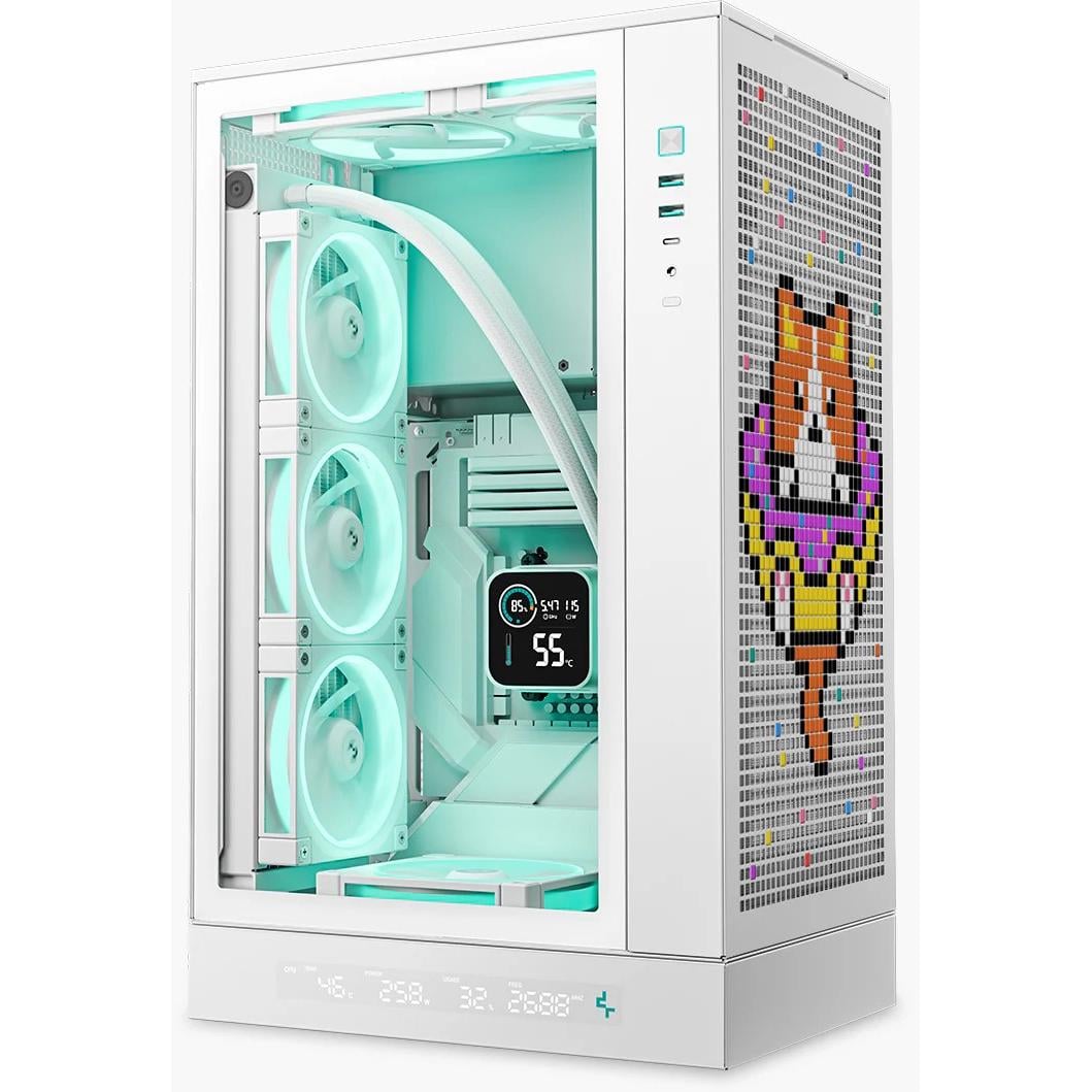 ᐉ Компьютерный корпус Deepcool CH270 Digital PSU White (R-CH270-WHNDM0 ...
