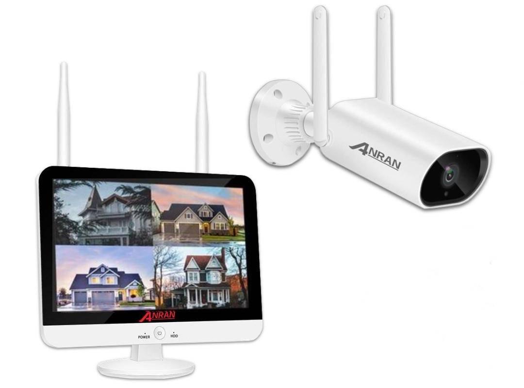 ᐉ Комплект Wi-Fi видеонаблюдения Anran на 1 камеру 3 Мп беспроводной с ...