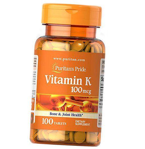 ᐉ Витамин К Vitamin K 100 Puritan's Pride 100таб (36367071) • Купить в ...