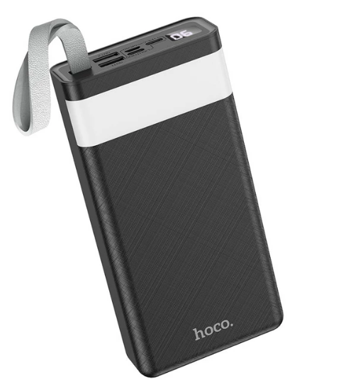 ᐉ Повербанк Hoco J73 30000 mAh с фонариком Black