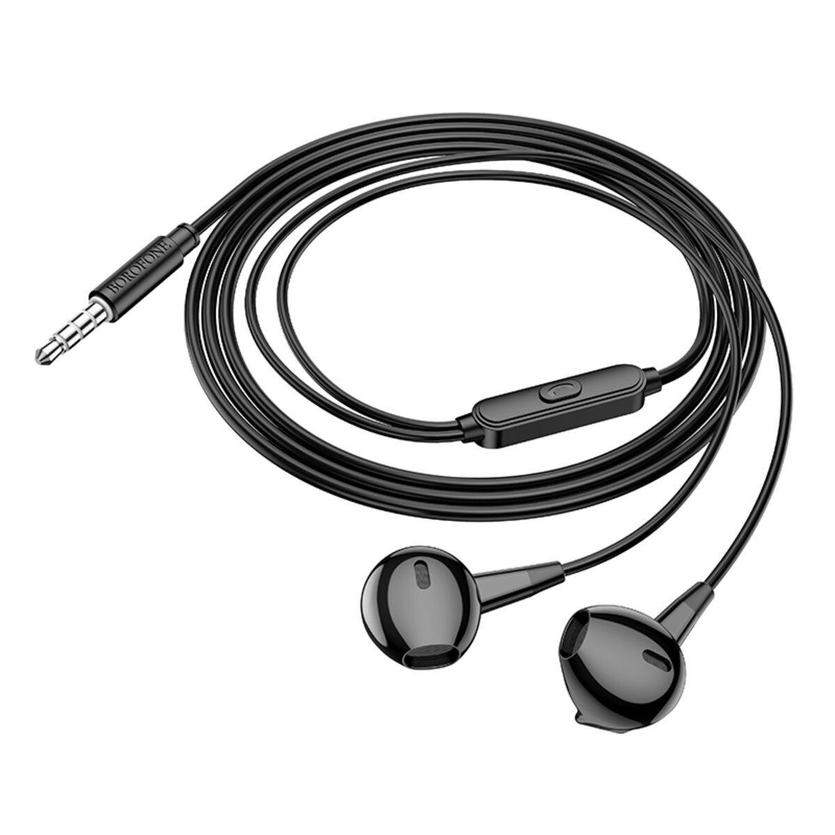 ᐉ Навушники BOROFONE BM68 Kelly universal earphones with mic Black (BM68B) • Краща ціна в Києві ...