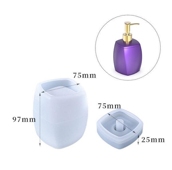 ᐉ Форма-молд дозатор для мыла Куб из эпоксидной смолы (3554) • Купить в ...