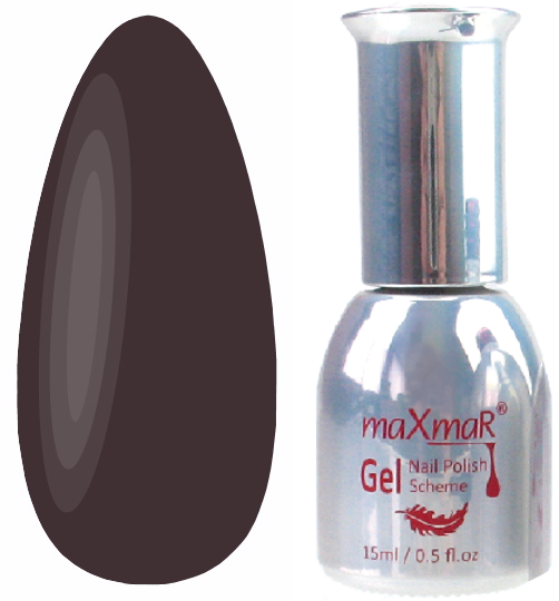 Гель-лак maXmaR № 122 емаль 15 мл Коричневий (M-15-122) • Краща ціна в ...
