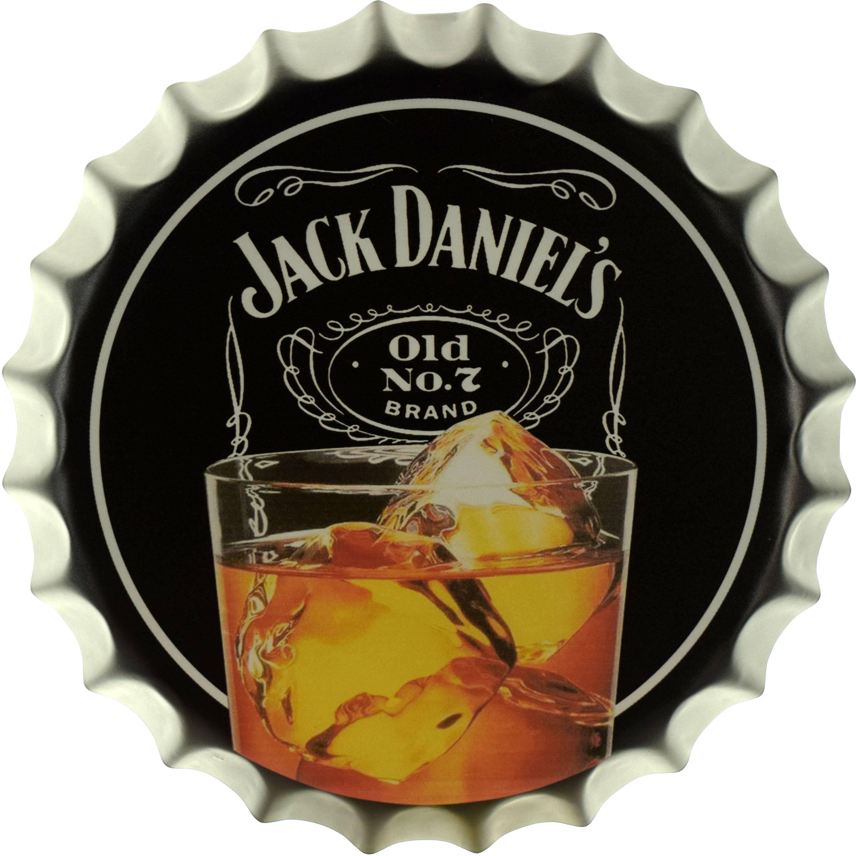 ᐉ Табличка металлическая Jack Daniel's Стакан Со Льдом крышка 35 см ...