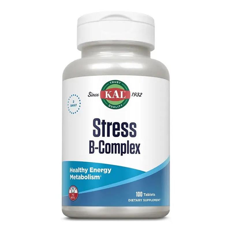 ᐉ Вітаміни групи В Kal Stress B Complex 100 табл 22940 01 • Краща