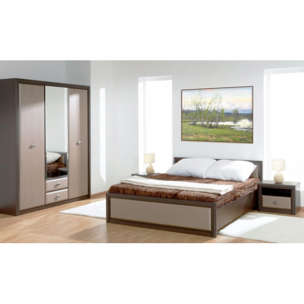 ᐉ Спальня комплект Gerbor Holding Коен 4 Венге магія/Штрокс темний • Краща ціна в Києві, Україні ...