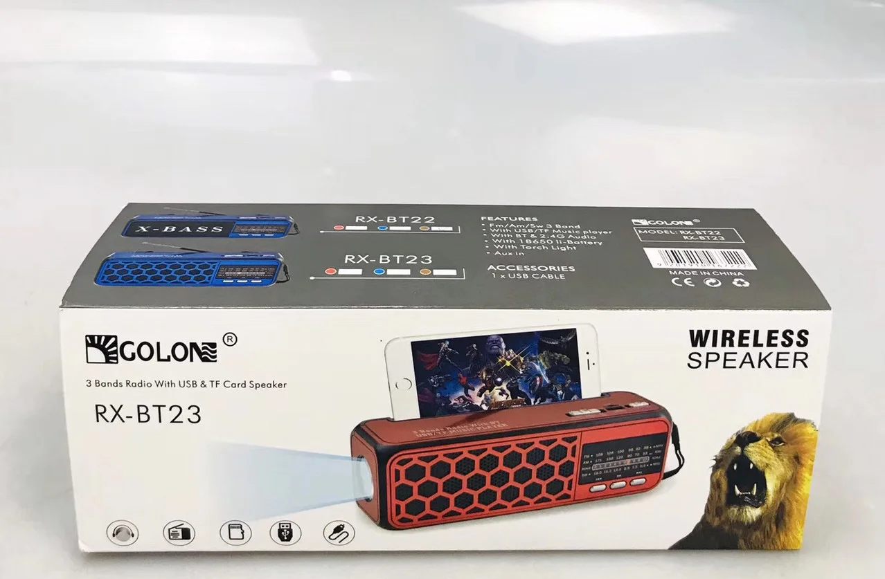 ᐉ Радиоприемник с Bluetooth и фонариком GOLON RX-BT23 • Купить в Киеве ...