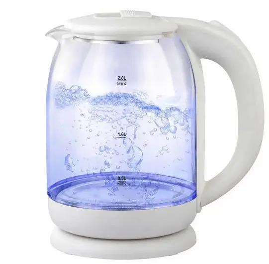 Електрочайник скляний з підсвічуванням Goldteller MG-06 1,8 л 1500 Вт ...