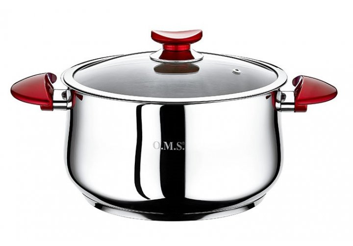 ᐉ Каструля з кришкою OMS Collection OMS 2038-16 1,8 л Silver (c74e0b73 ...