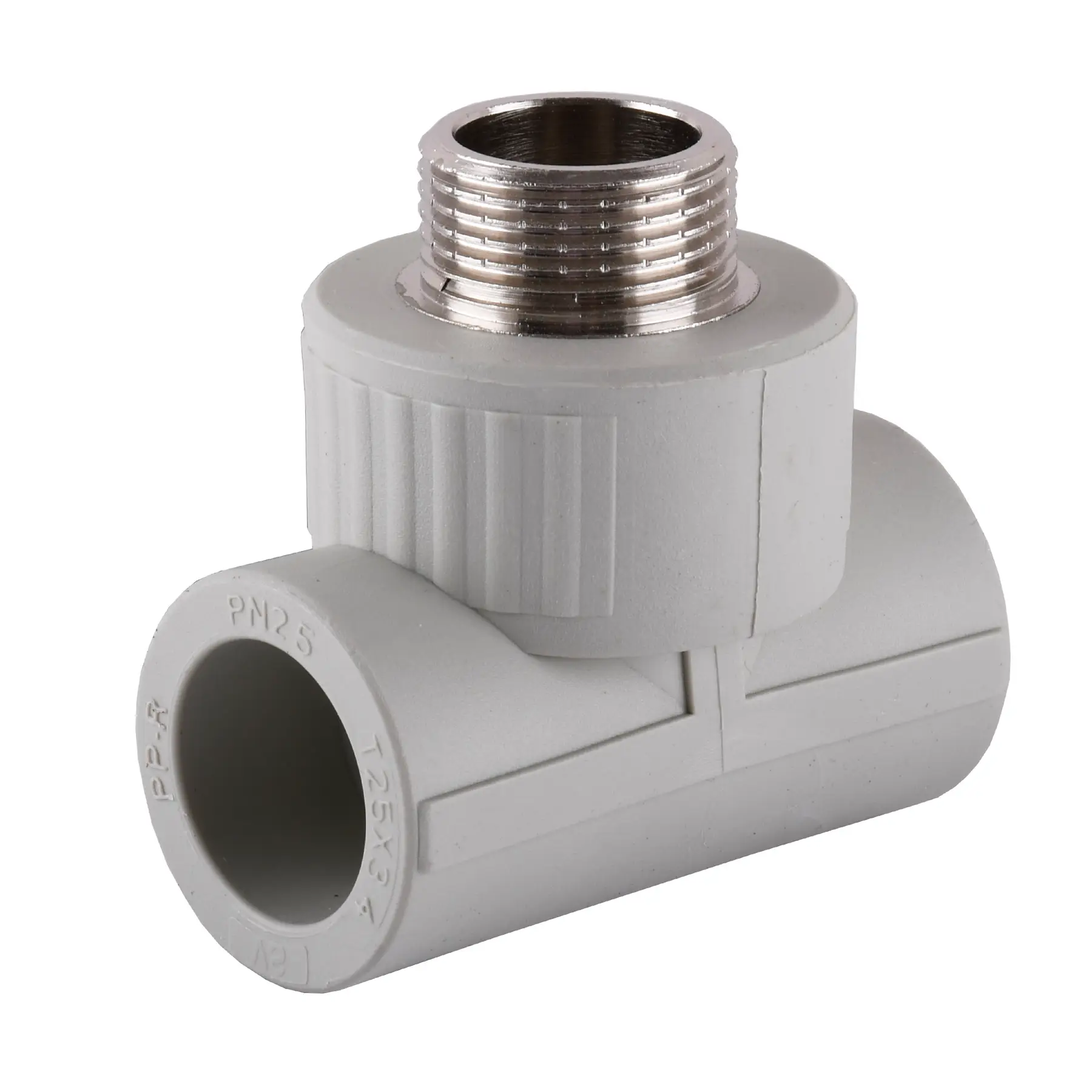 ᐉ Тройник наружная резьба Vsplast PPR 25х3/4" (1016) • Купить в Киеве ...