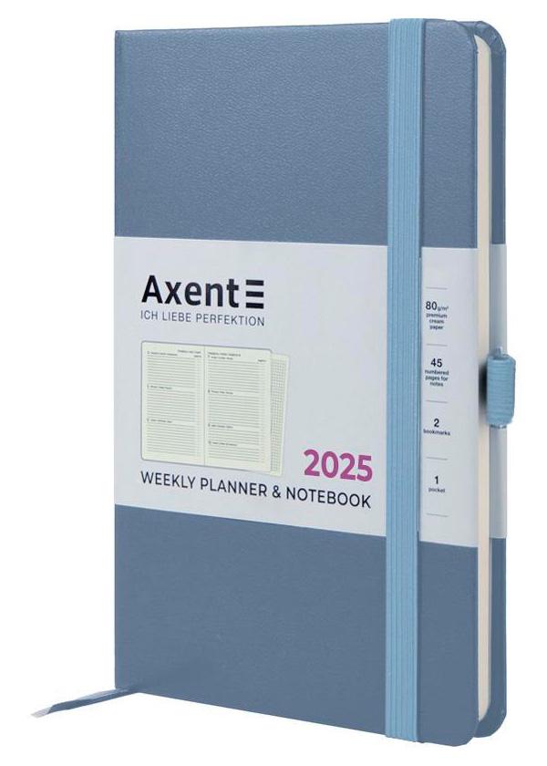 ᐉ Тижневик Axent Partner Strong 2025 датований 125x195 мм Сірий (8505-25-62-A) • Краща ціна в ...