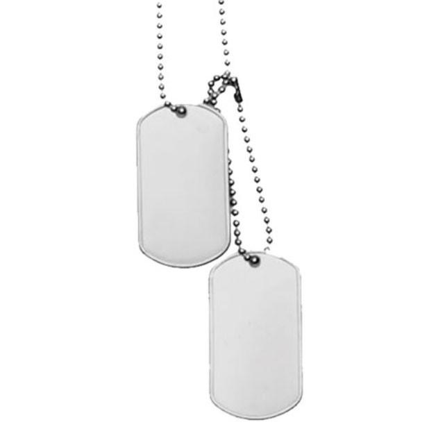 ᐉ Жетон Mil-Tec Dog Tag Silver