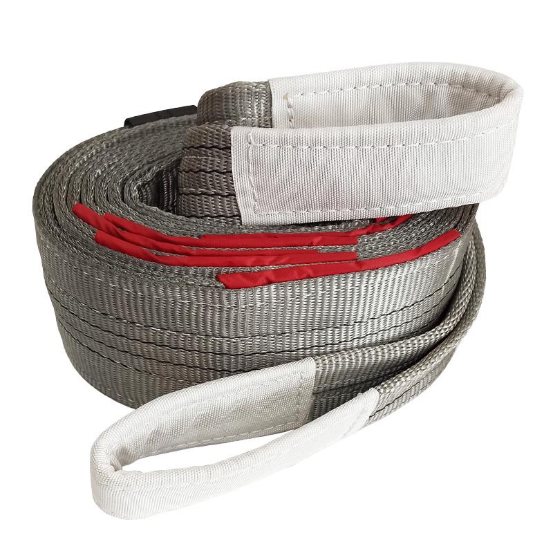 ᐉ Буксирувальний ремінь Load-Tech 20 т 7,5 м петля-петля з мішечком Сірий (02-310318) • Краща ...